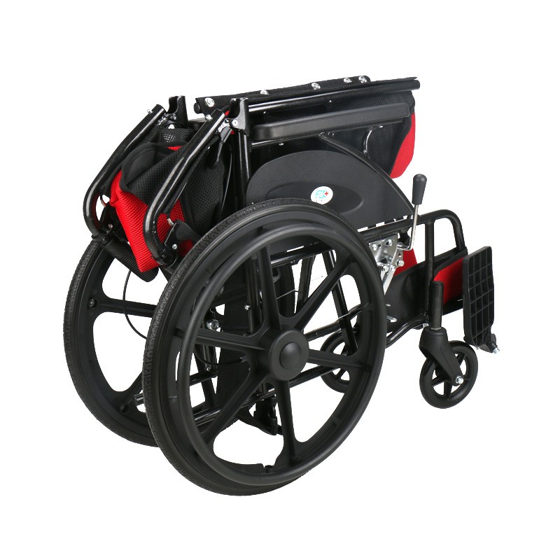 FZK-2500 铝合金中轮折背轮椅